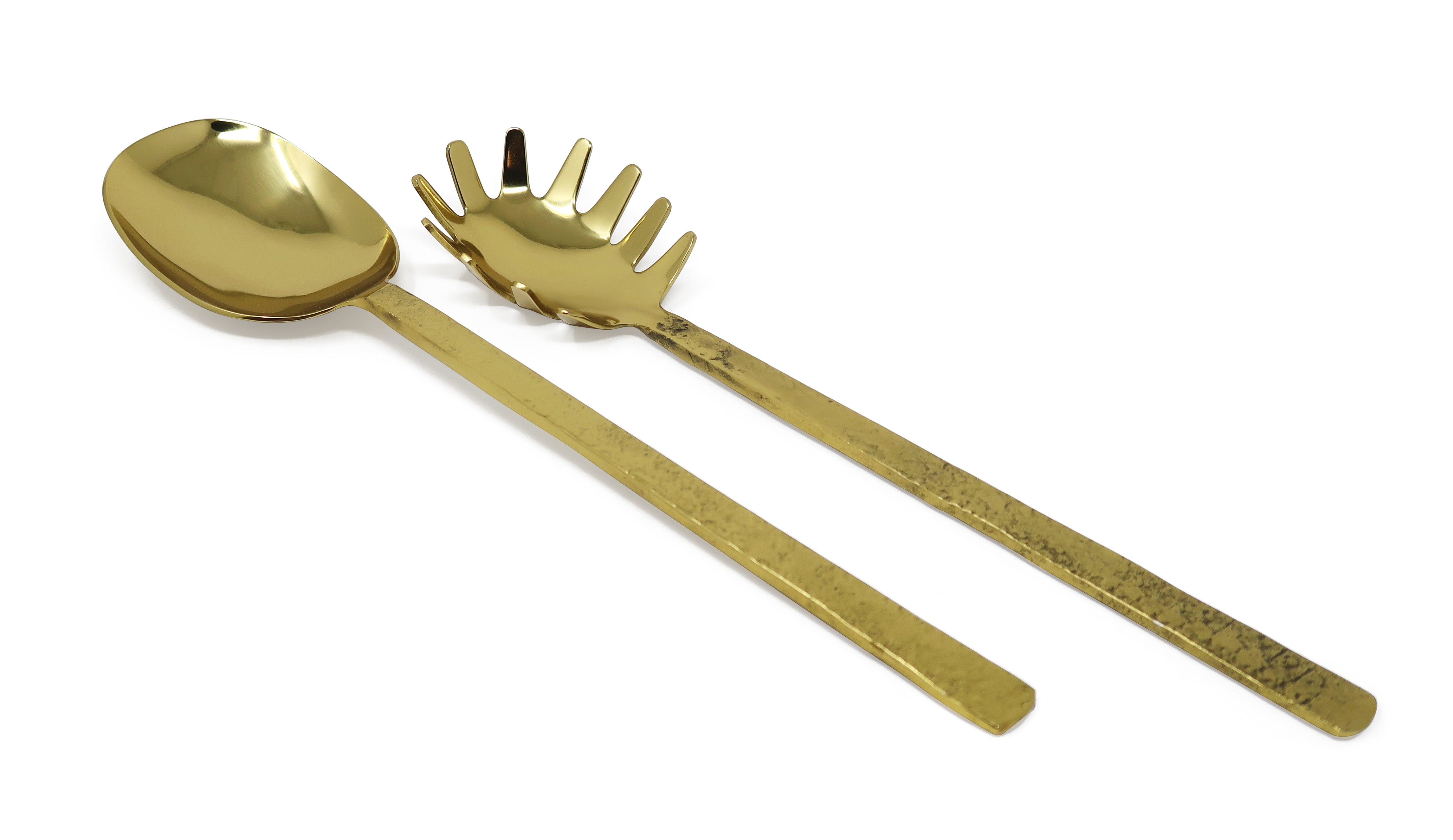 Set of 2 Gold Pasta Servers – Vivience