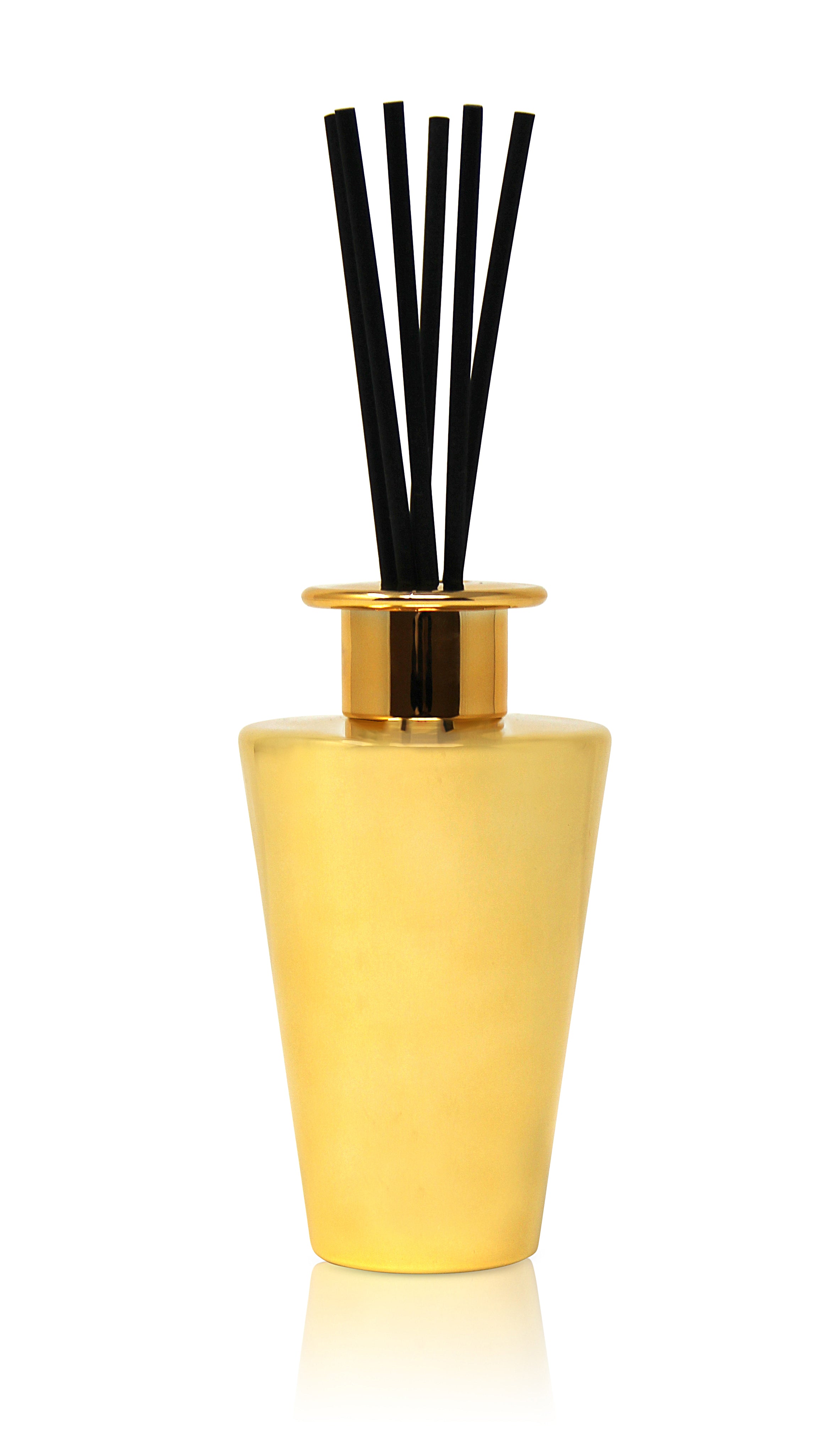 Polished Gold Reed Diffuser, "Zen Tea" Scent – Vivience